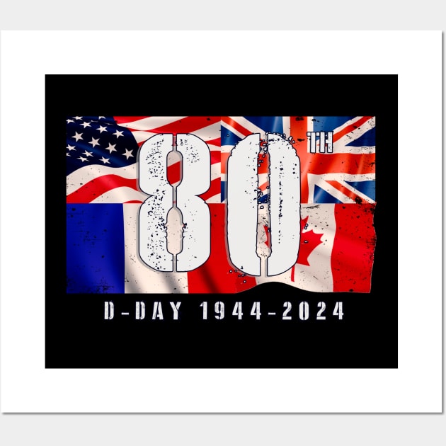 1944 D-Day 2024 80th Anniversary Normandy - D Day Landings - Posters and Art Prints | TeePublic